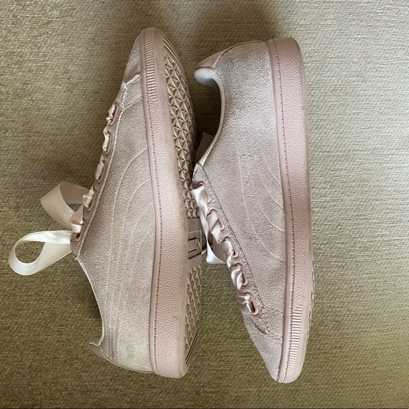 Puma | Shoes | Puma Vikki Ribbon Satin Sneakers | Poshmark